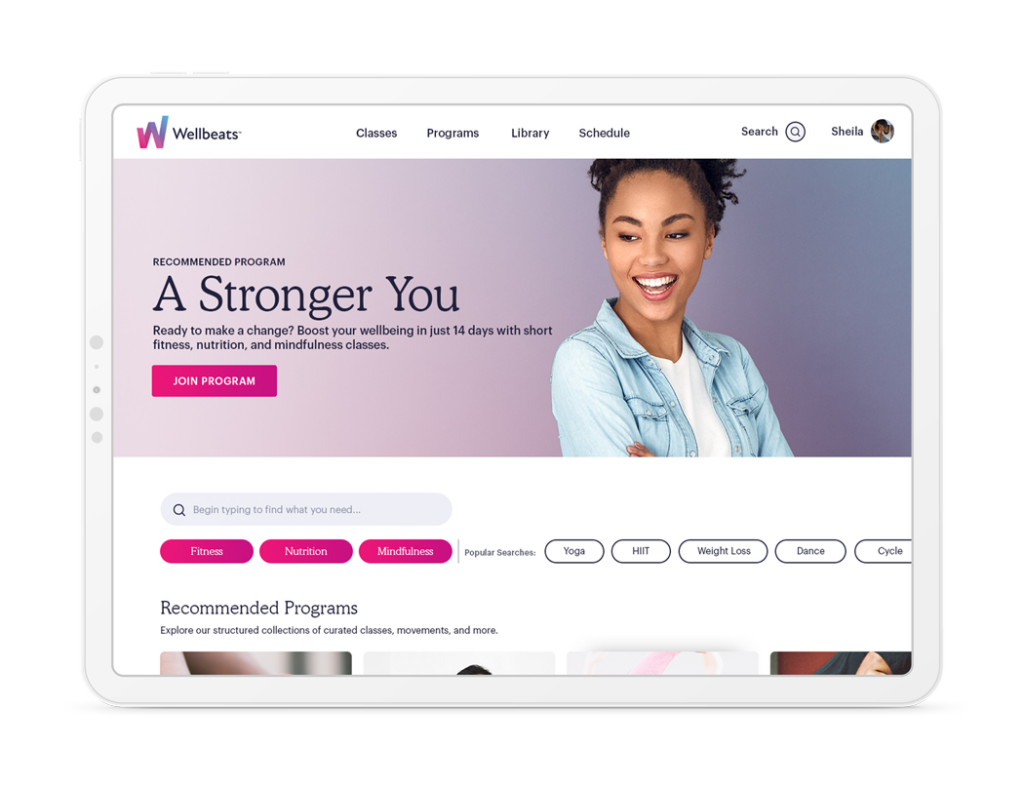 Wellbeats - Fitness, mindfulness, and nutrition built for business